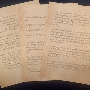 Personalized D&D Letter Handwritten for Dungeon and Dragons Enthusiasts ...