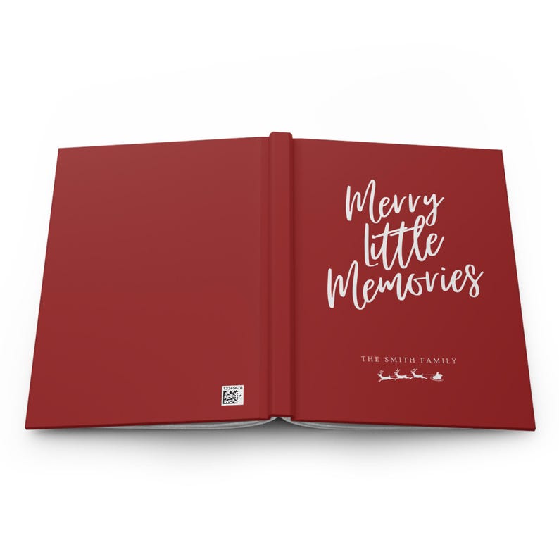 Holiday Notebook Christmas Memory Book Gift for Family Tradition ...