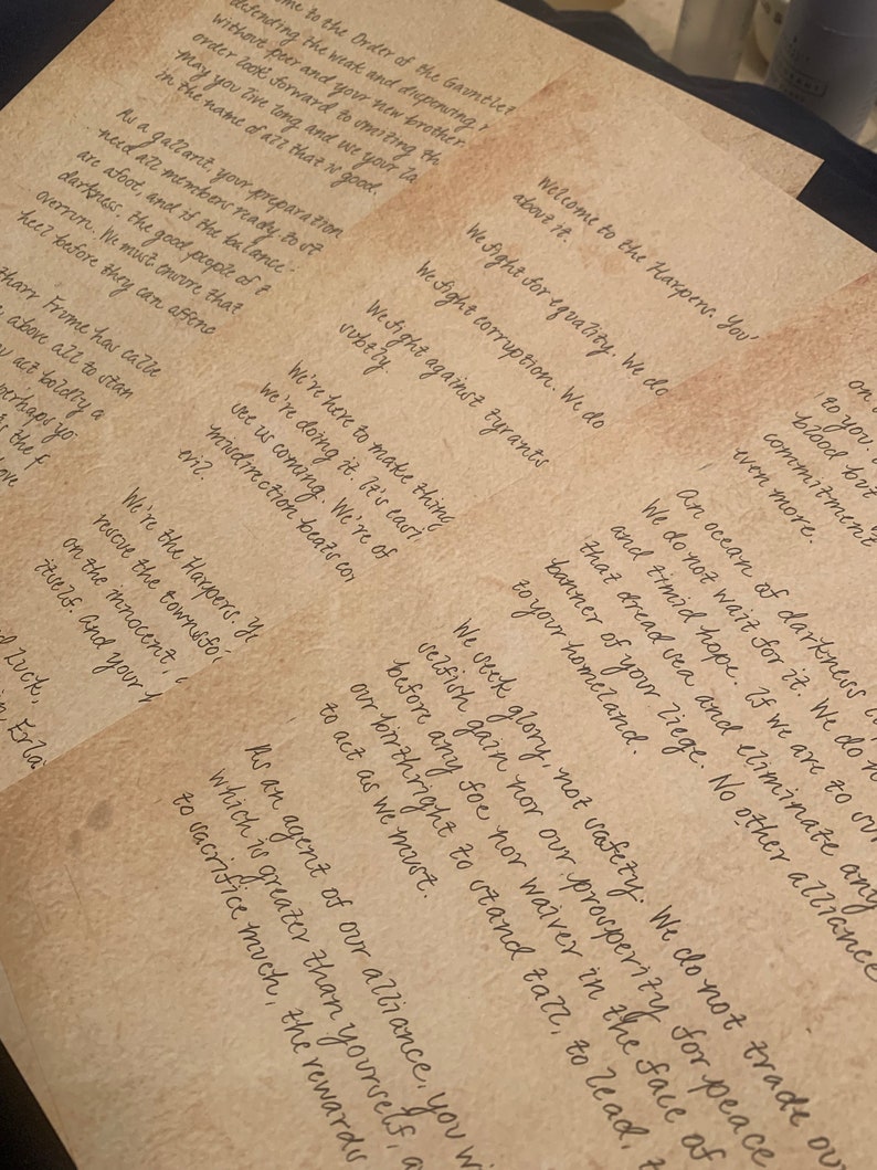 Personalized D&D Letter | Handwritten for Dungeon and Dragons ...