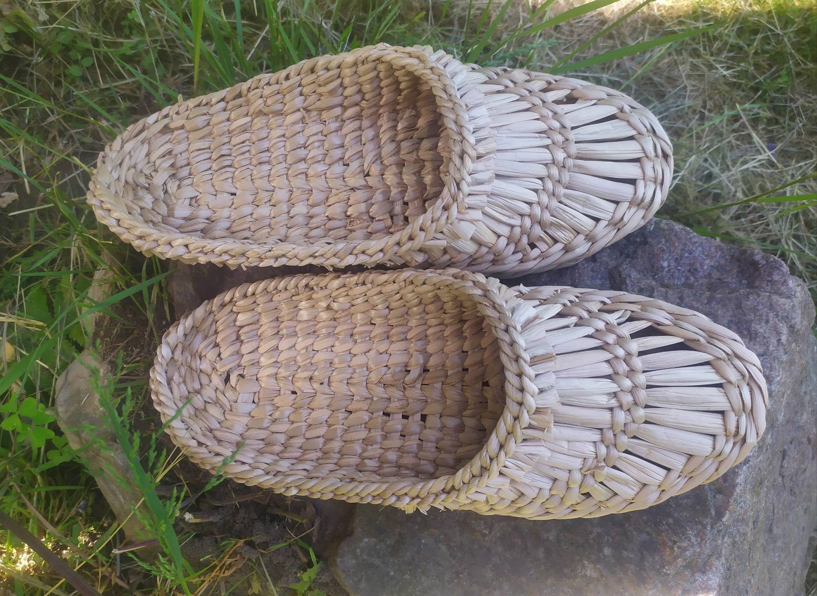 Hand Woven Raffia Slippers: Vegan Straw Sauna Shoes - Etsy Australia