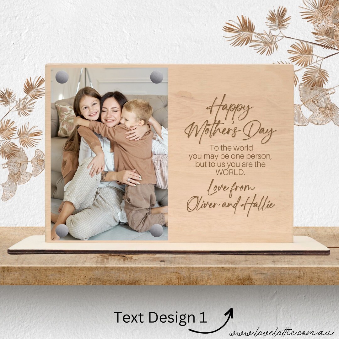 Mothers Day Gift for Mum Best Mum First Mother's Day Gift Mum Photo ...