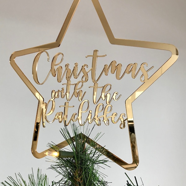 Santa Tree Topper - Etsy