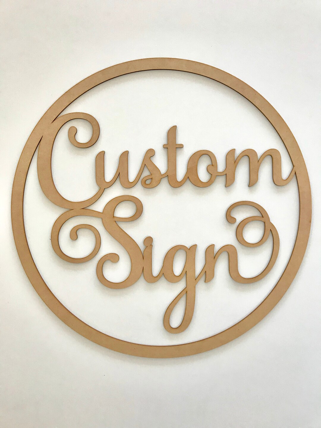 Custom Acrylic Name Plaque / Personalised Mirror Wall Sign / - Etsy