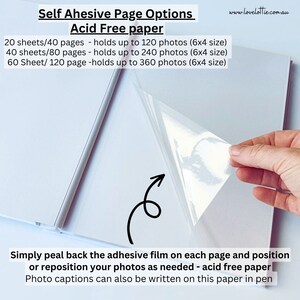 Custom Photo Album Memorial | Funeral Guest Book | Celebration of Life ...