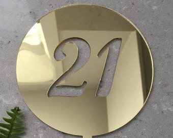 21st Birthday Cake Topper - Etsy