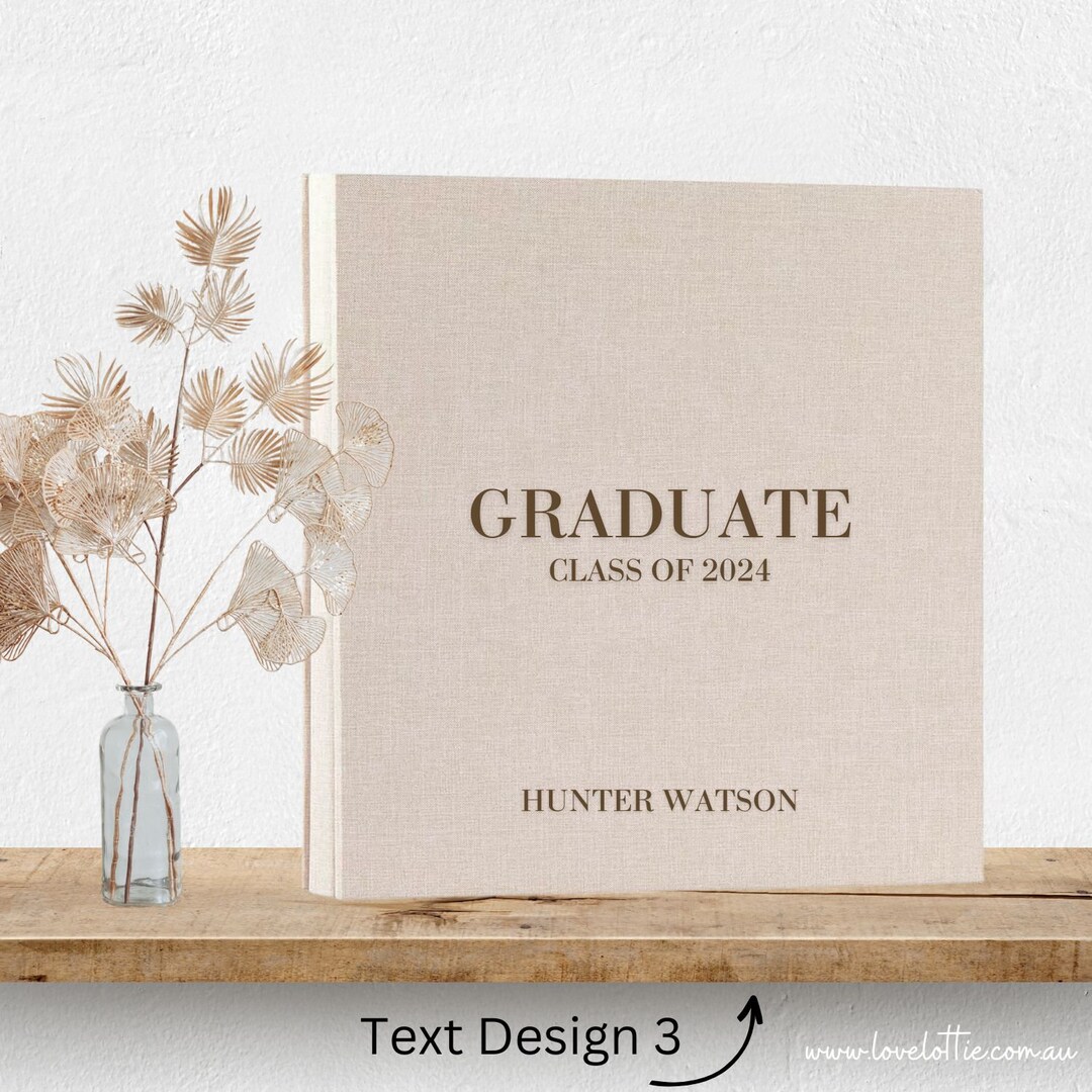 Graduation Party Guest Book, High School Grad College, Grad Congrats ...