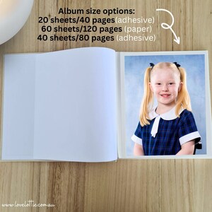 Personalised School Photo Album, School Years Scrapbook, School ...