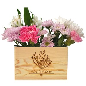 Personalised Teacher Gift, Teacher Desk Organiser Present, End of Year ...