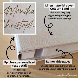 Baptism Photo Album, Personalised Photo Album, Baby Gift, Christening ...