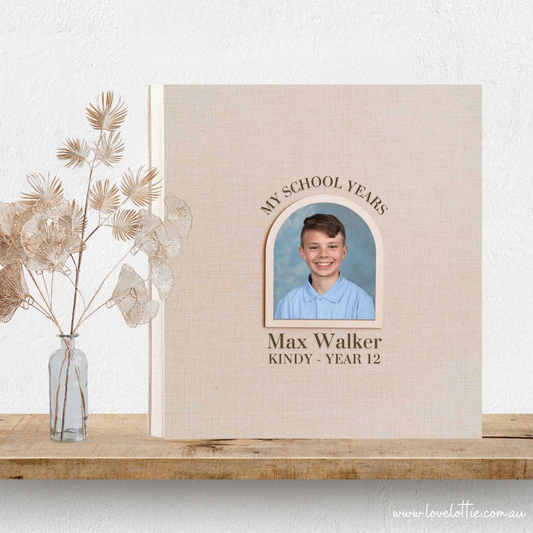 Pre K to Graduation School Picture Frame Album, School Years Photo ...