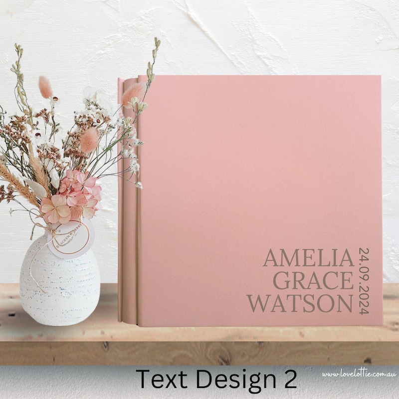 Babys Baptism Photo Album - Etsy