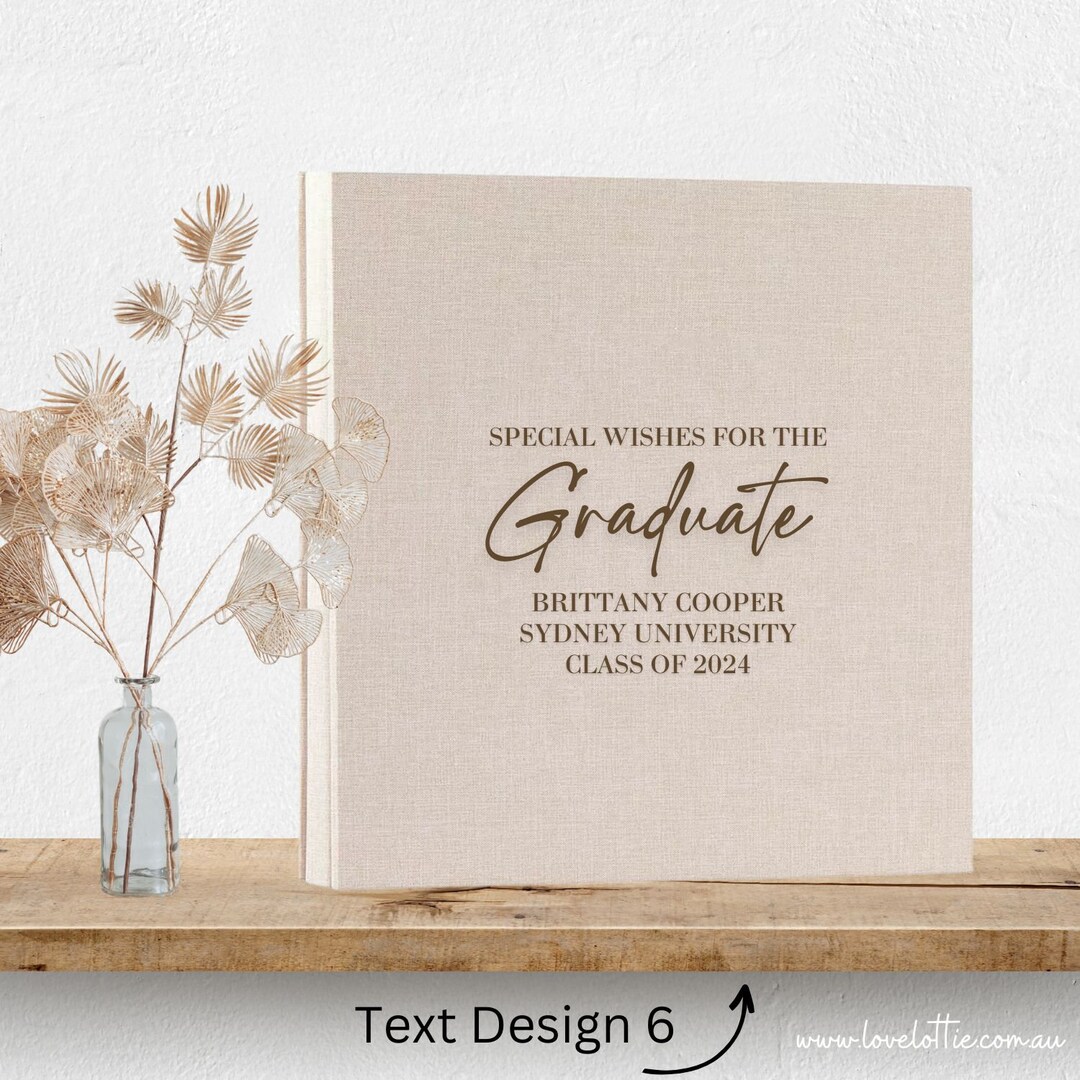 Graduation Party Guest Book, High School Grad College, Grad Congrats ...