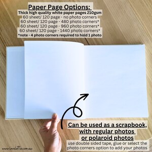 Personalised School Photo Album, School Years Scrapbook, School ...