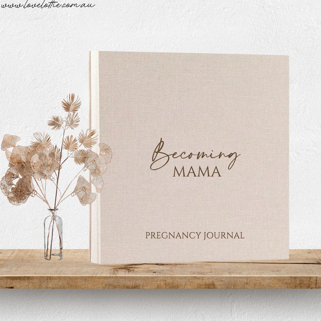 My Pregnancy Journal, Expectant Mother Gift Scrapbook, Pregnancy ...