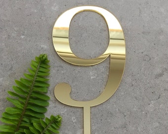 Gold Happy Birthday Cake Toppers Bling Birthday Party Cake Toppers Top ...