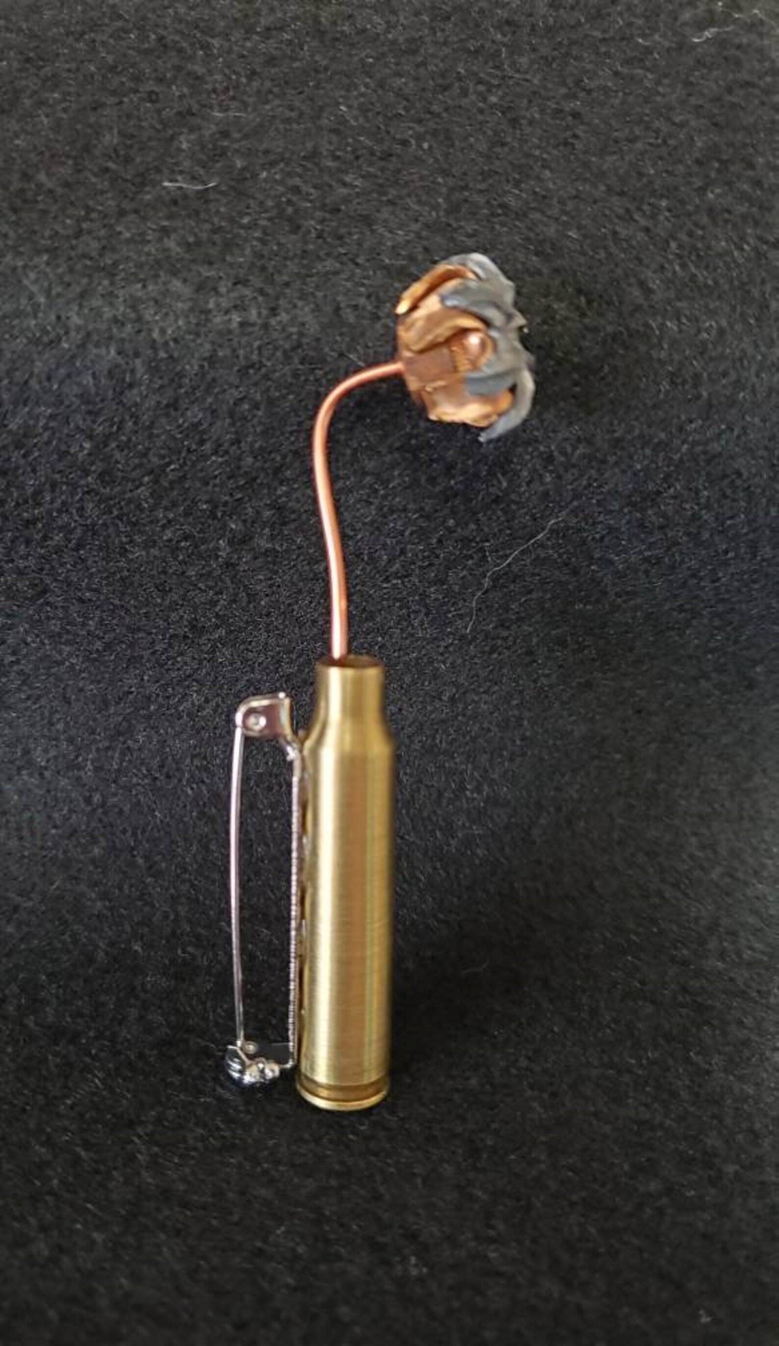 Bullet Boutonniere Ring Barer Pin Bullet Casing Bullet - Etsy