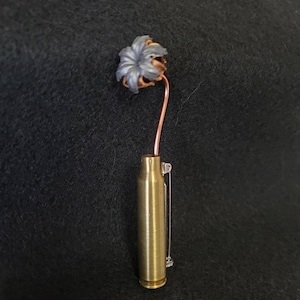 Bullet Boutonniere - Ring Barer Pin Bullet Casing - Bullet Jewelry ...
