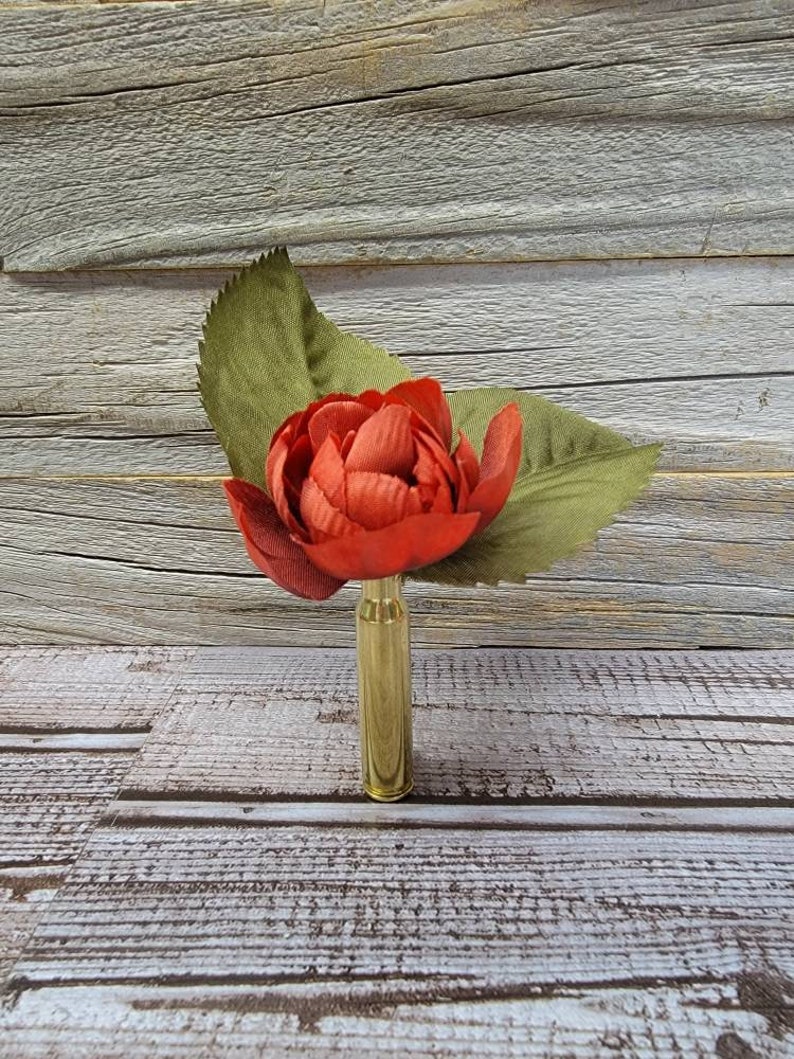 Bullet Casing Boutonniere Shell Wedding Boutonniere Brooch - Etsy