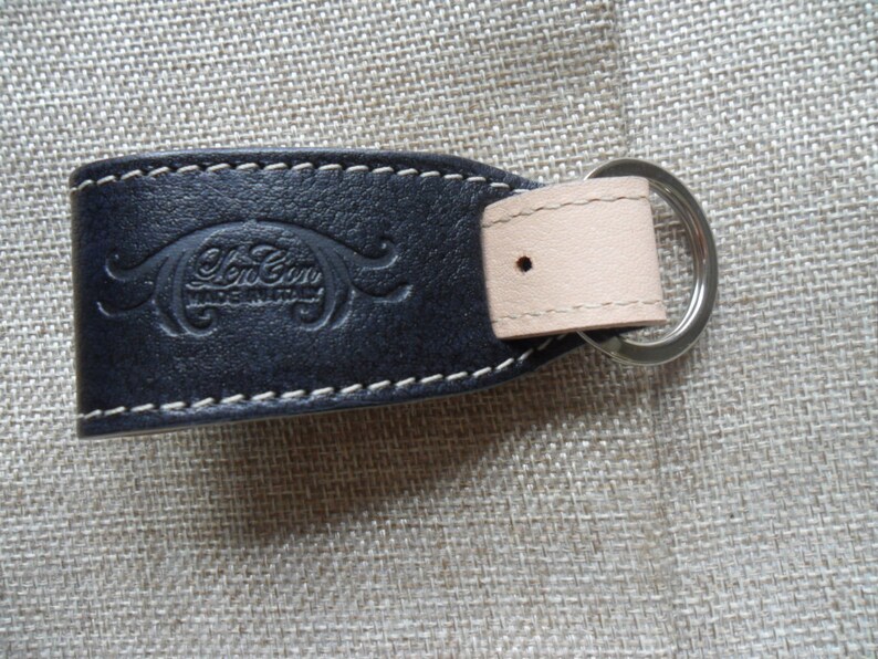Shaped Keychain Belt Leather Colorful and Natural - Etsy