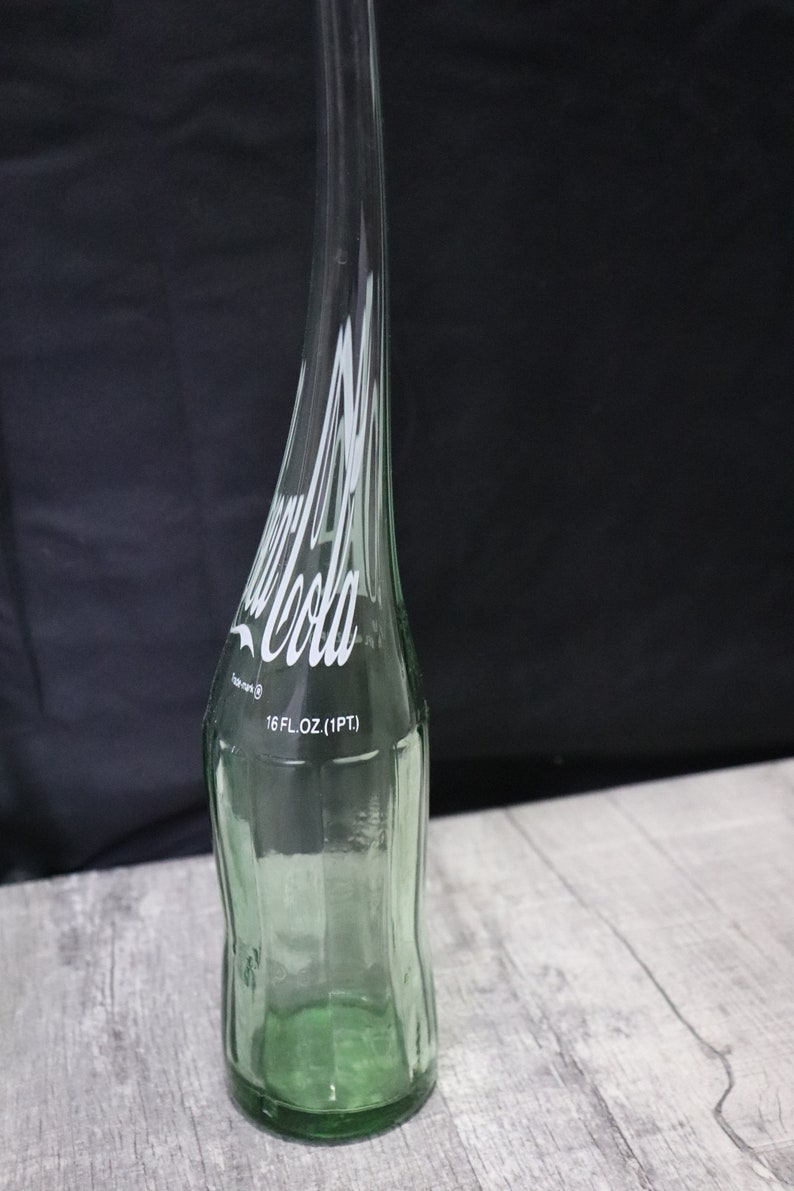 Coca Cola Bottle Sculpture Glass Vase Coke Bottle Sculpture - Etsy