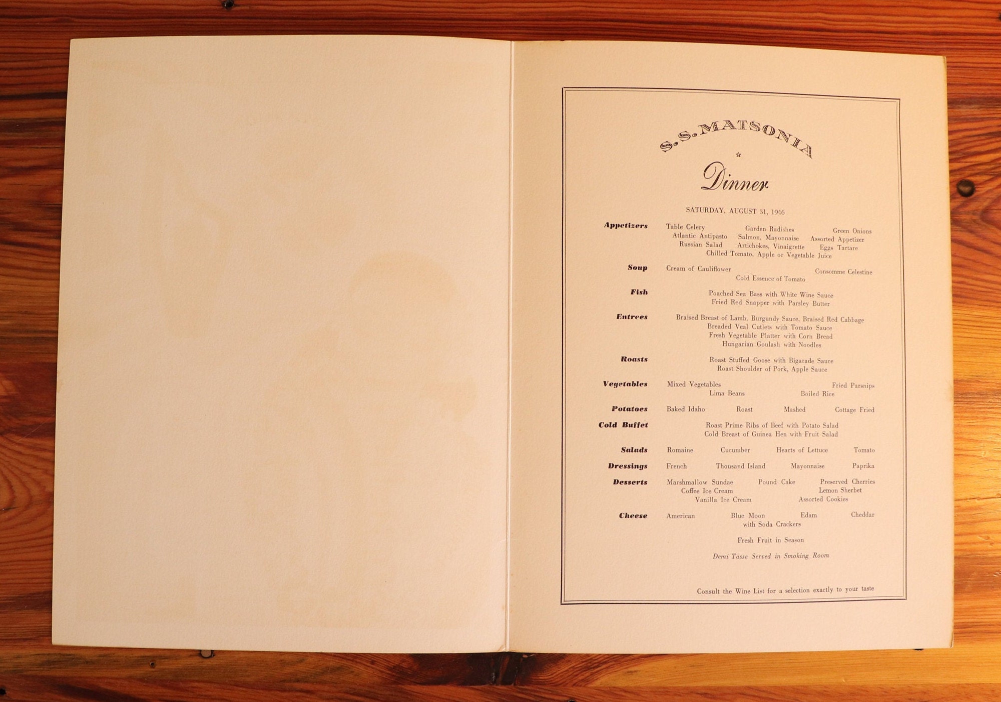 Ss Matsonia Cruise Ship Vintage 1946 Large White Orchid Original Etsy
