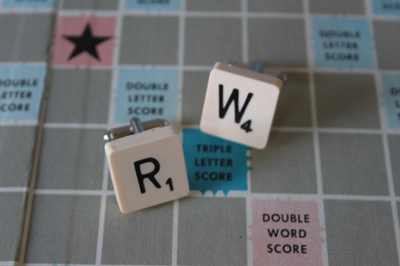 Personalised Vintage Scrabble Cufflinks - Etsy