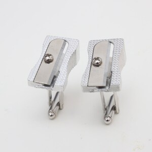 Completely Unique Pencil Sharpener Cufflinks - Etsy