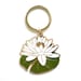 Lillian Water Lily Enamel Keychain Cute Plant Keychain Water Lily ...