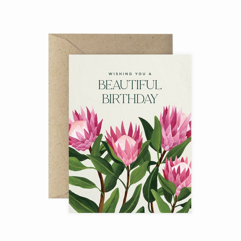 Protea Greeting Cards - Etsy