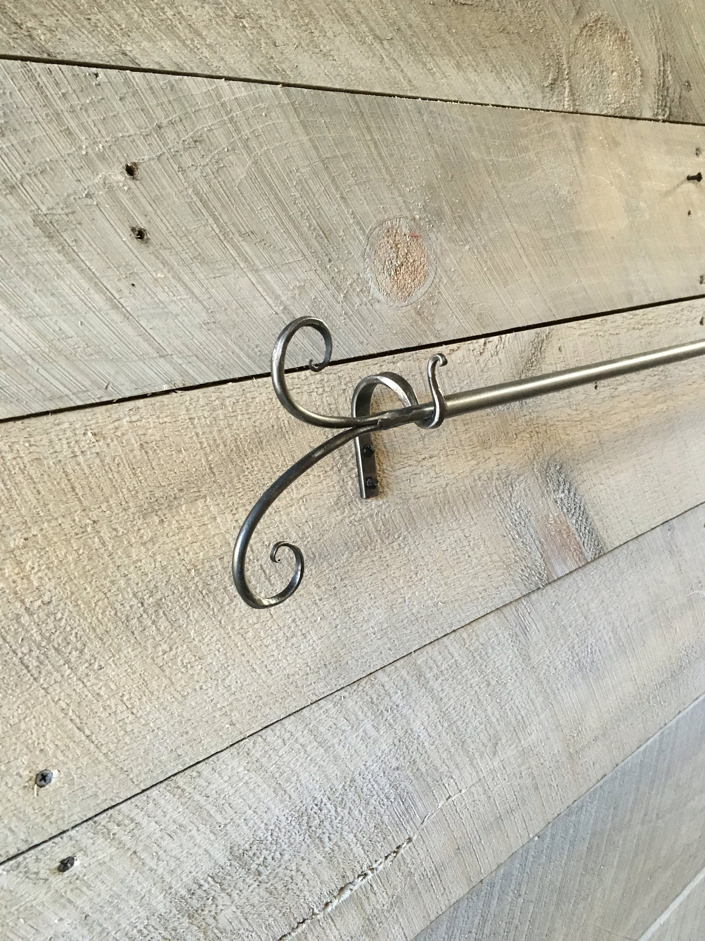 Elegant Window Curtain Hardware With Finials for Stylish Home Decor - Etsy