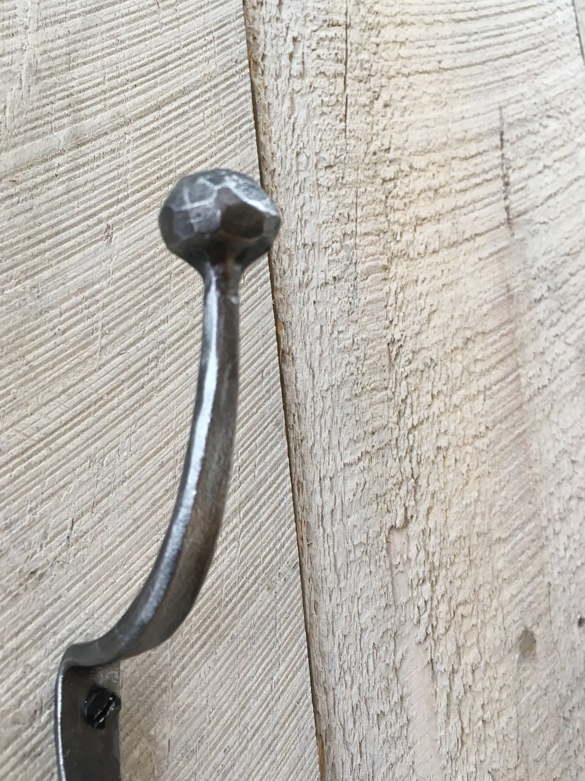 Forged Iron Double Coat Hook, Wall Hooks, Hook for Mudroom, Cubbie Hook ...