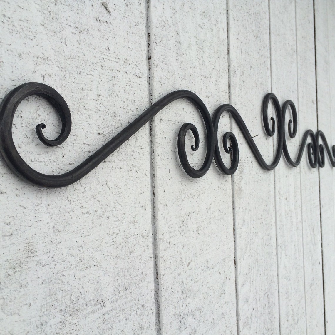 Large Wall Scroll Wrought Iron Wall Art Wrought Iron Wall - Etsy