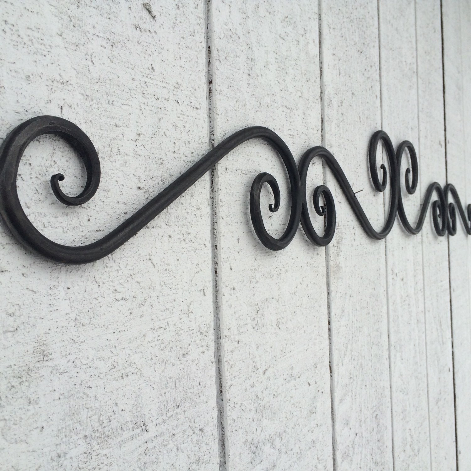 Large Wall Scroll Wrought Iron Wall Art Wrought Iron Wall - Etsy