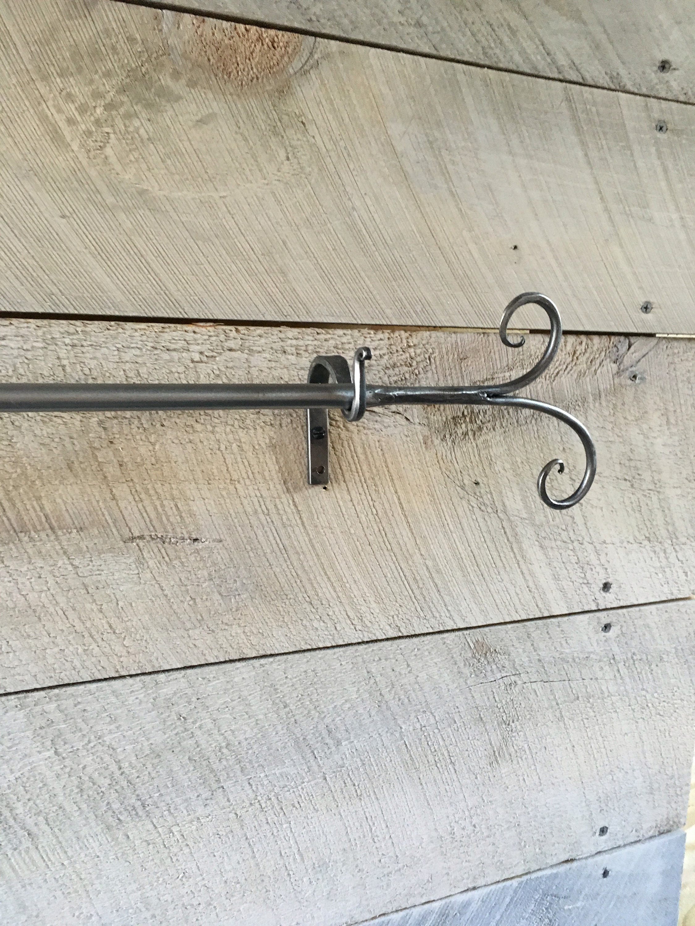 Elegant Window Curtain Hardware With Finials for Stylish Home Decor - Etsy