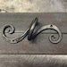 Decorative Iron Cabinet Finger Pull - Etsy