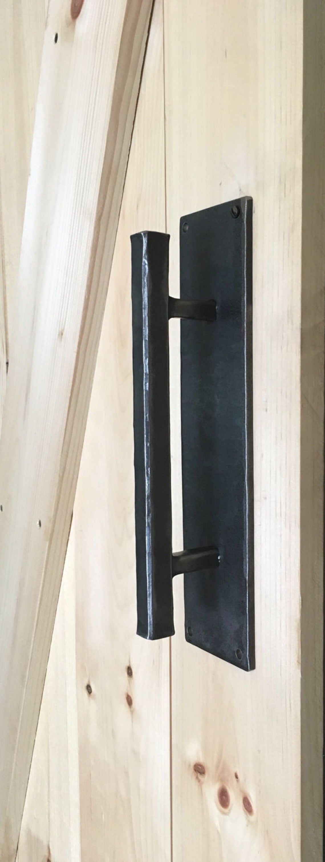 Rustic Door Pull, Farmhouse Handle, Barn Door Pull, Barn Door Handle ...