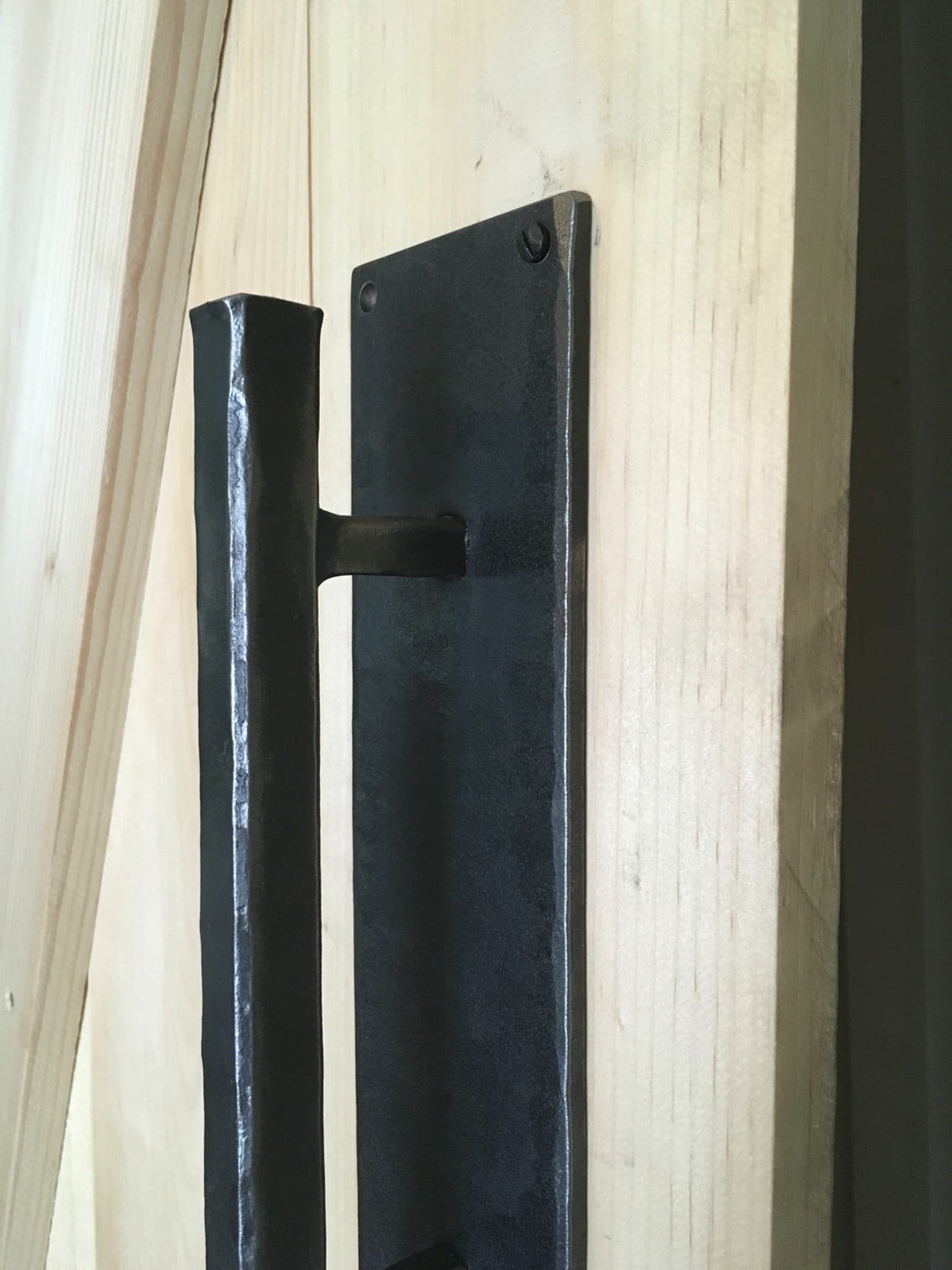 Rustic Door Pull, Farmhouse Handle, Barn Door Pull, Barn Door Handle ...