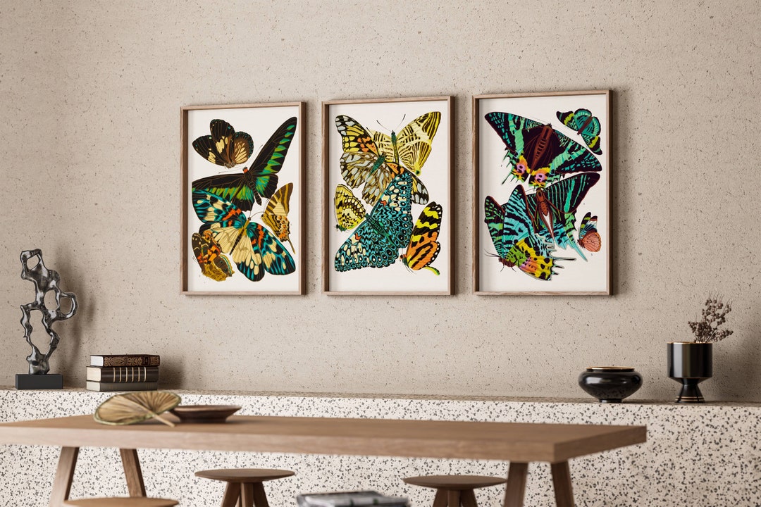 Butterfly Printable Wall Art Illustration, Butterfly Poster Nursery ...