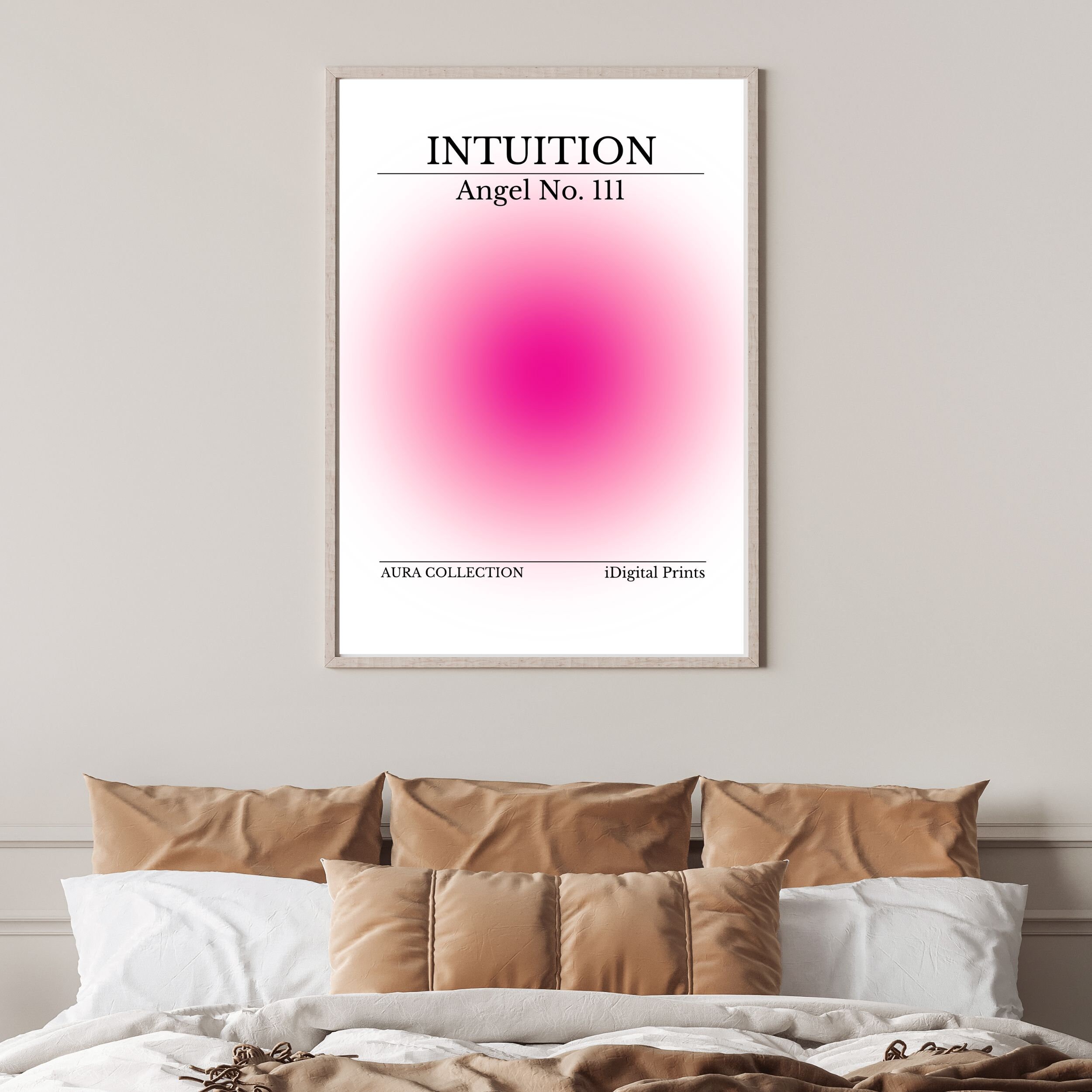 Aura Poster SET OF 3 Abstract Angel Number Print Set, Spiritual Wall ...