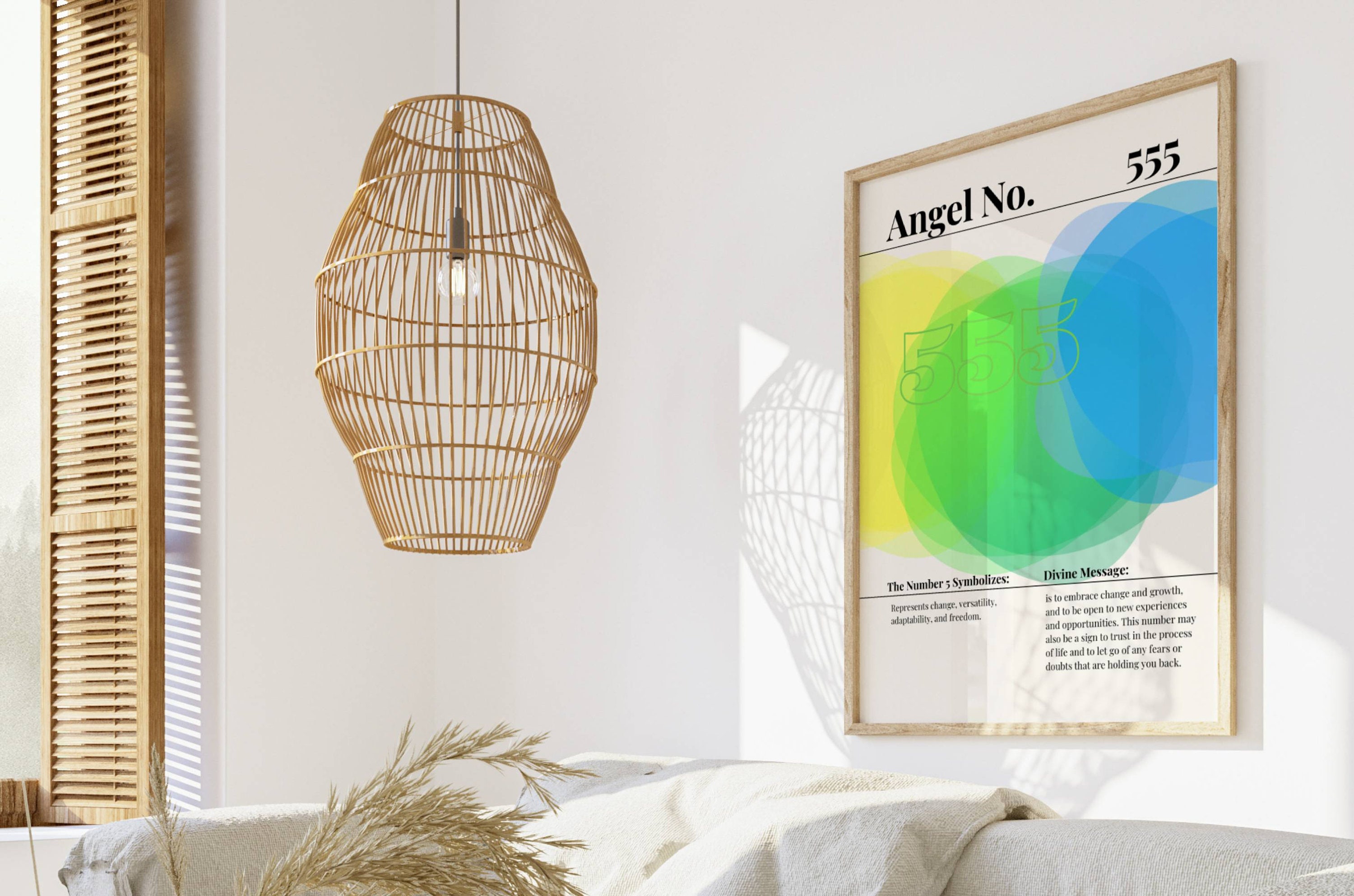 Aura Poster SET OF 3 Abstract Angel Number Print Set, Spiritual Wall ...
