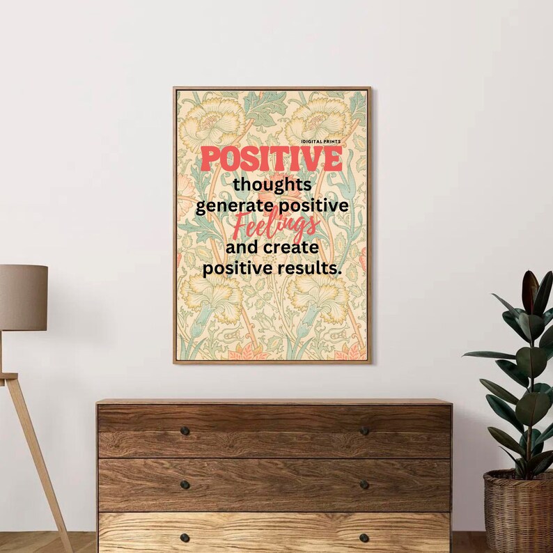 PRINTABLE Motivation Positive Thinking Quotes, Attitude Mindset Poster ...