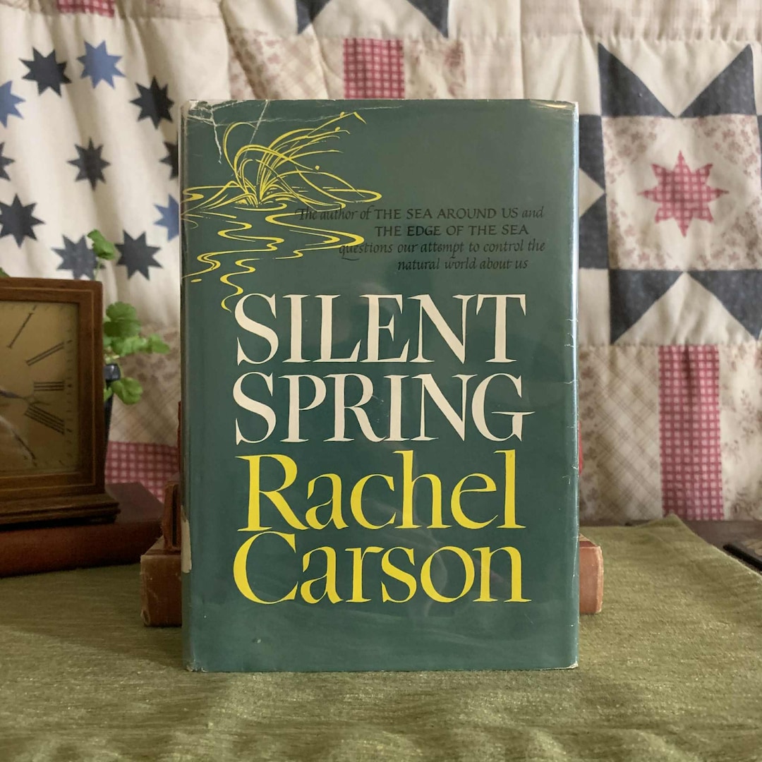 Rachel Carson's "silent Spring" - 1962 Edition - Dust Jacket in Mylar ...