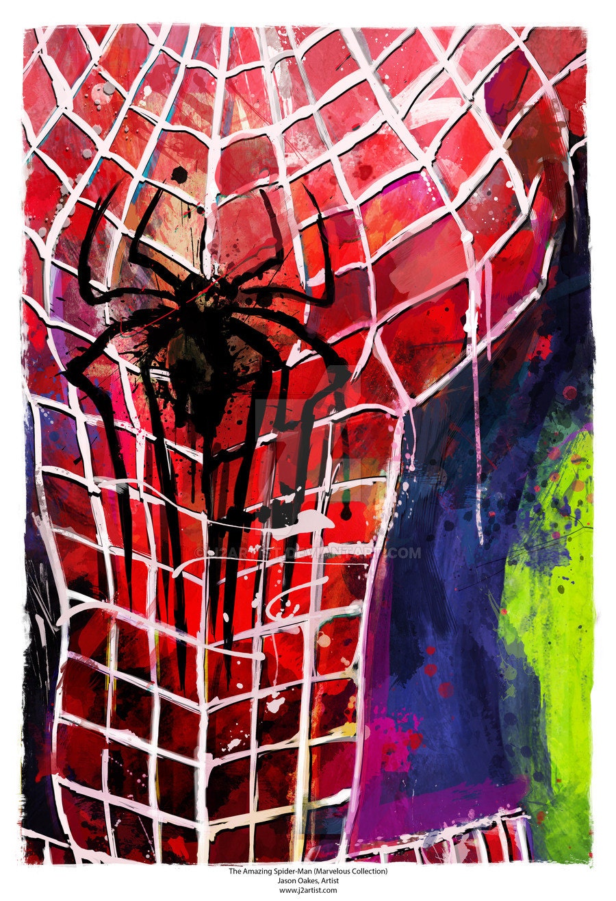 Abstract Spider Man