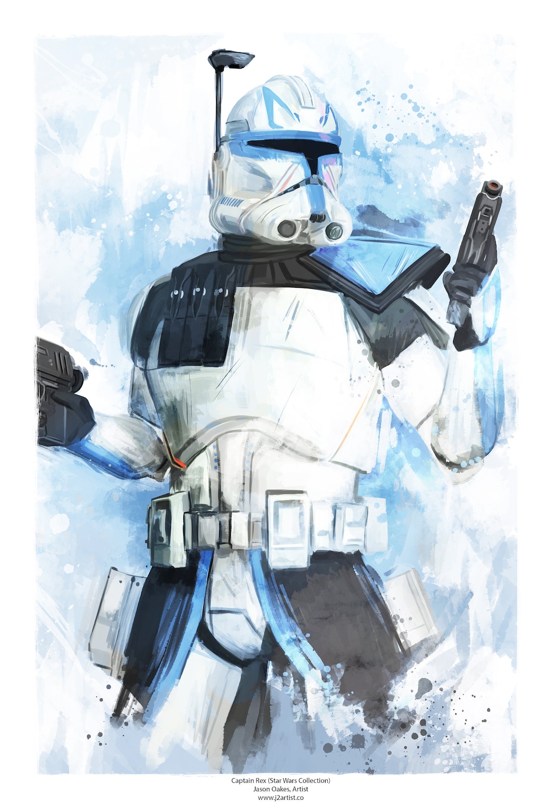 Star Wars Clone Trooper Phase 2 Drawings