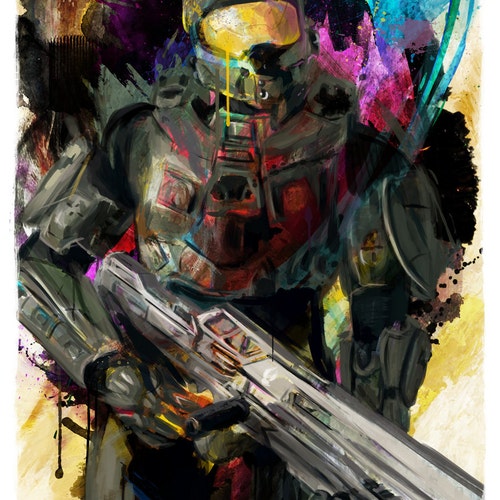 Halo Master Chief - Etsy