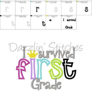 School Design Embroidery Applique Design Digital Fun Girl Design I ...