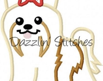 Yorkie Applique - Etsy