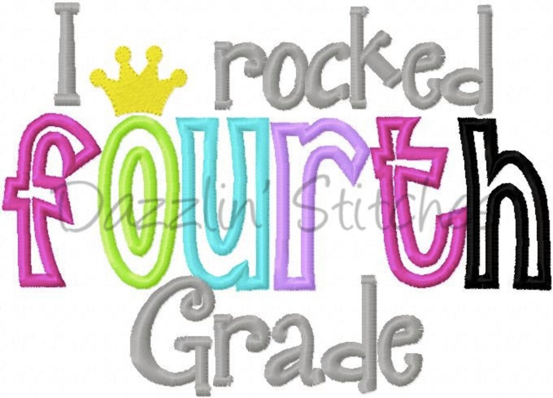 School Design Embroidery Applique Design Digital Fun Girl Design I ...