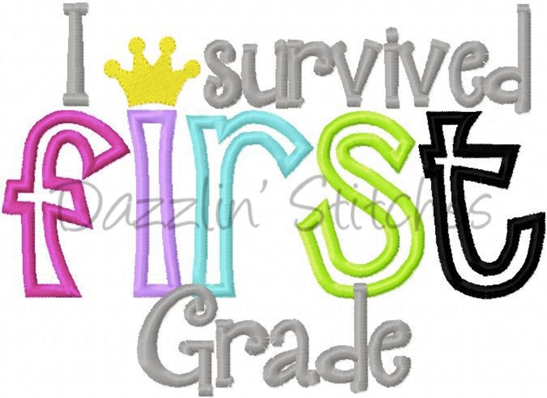 School Design Embroidery Applique Design Digital Fun Girl Design I ...