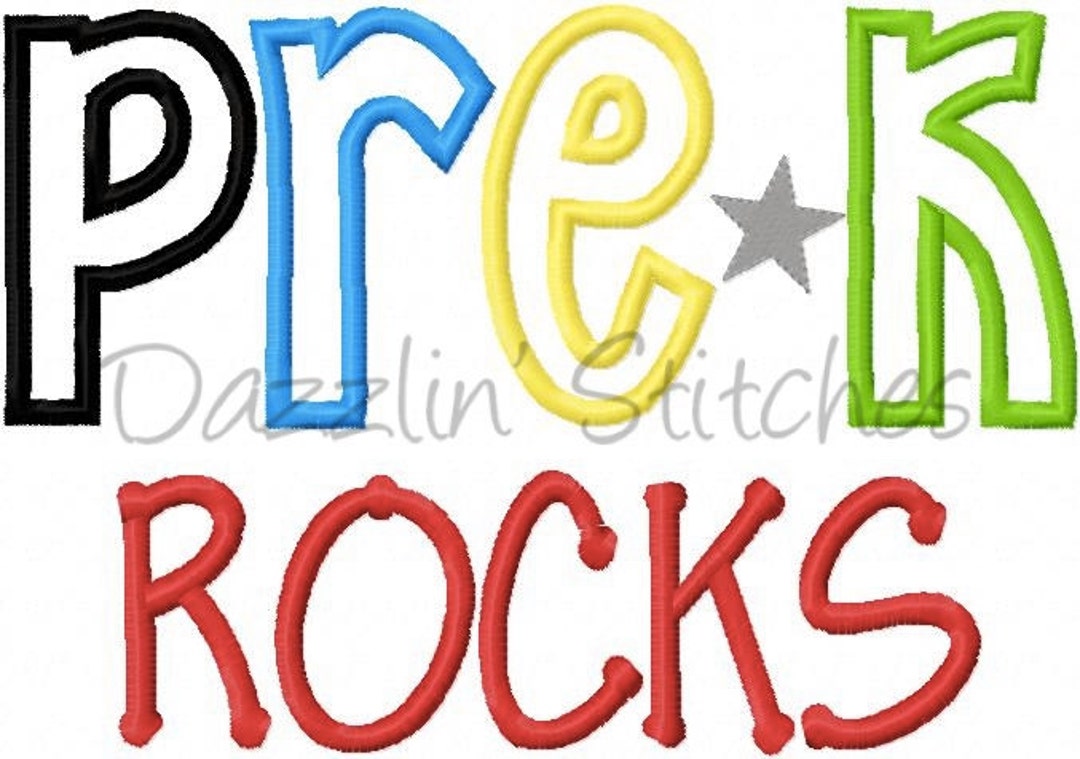 School Class of Design Embroidery Design Digital Design Pre K Preschool ...